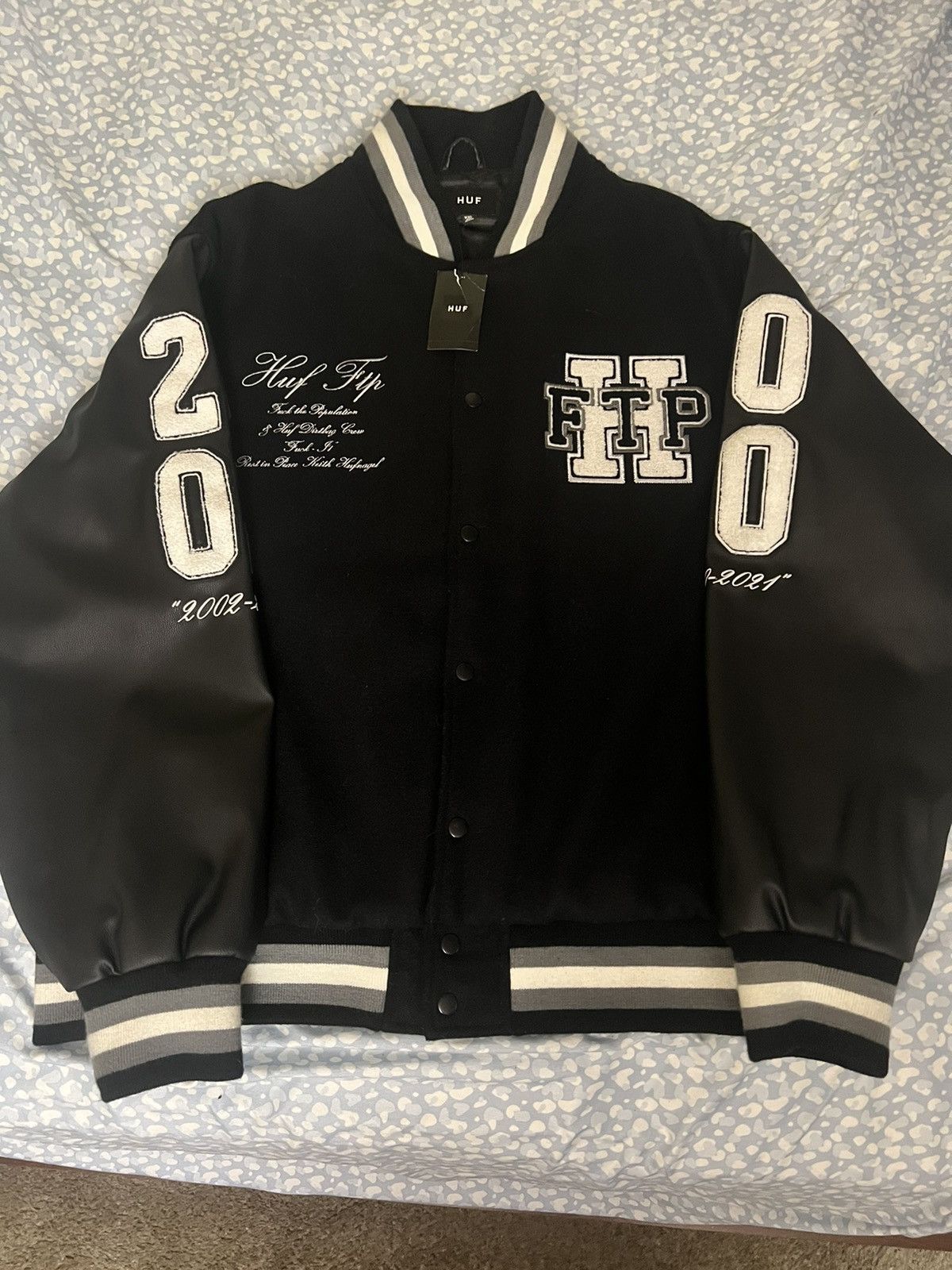 Huf FTP x HUF Varsity Jacket | Grailed