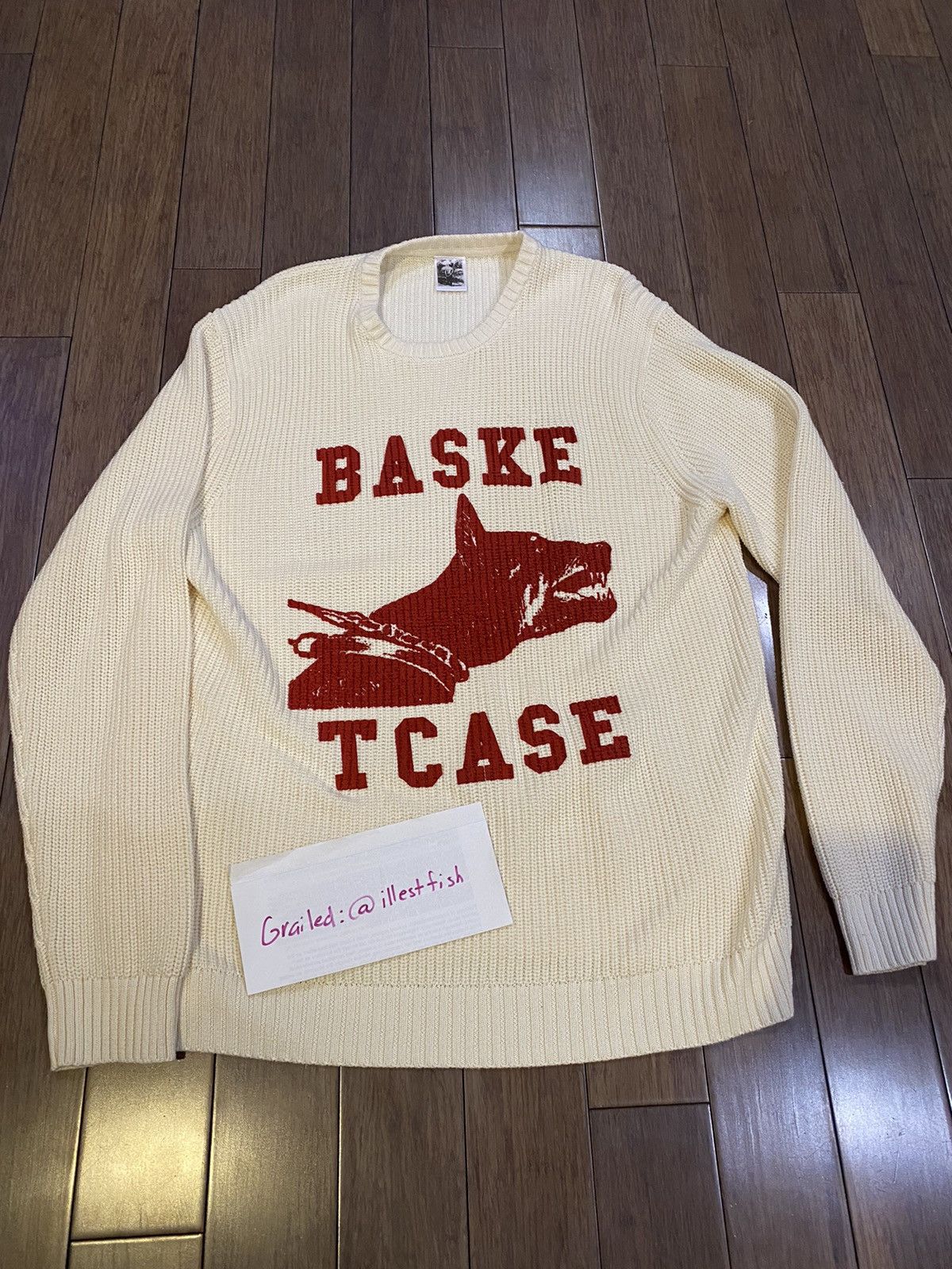 basketcase gallery Basketcase Gallery RAW COLLEGE knit sweater | Grailed