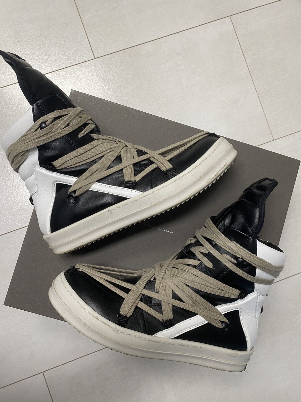 Rick Owens Geobasket Megalace | Grailed