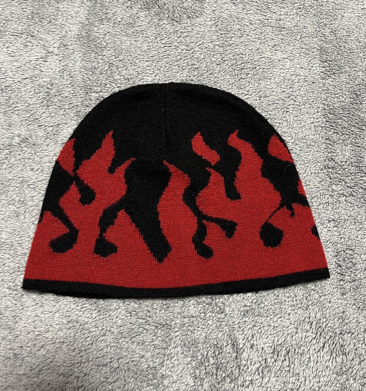 Vintage Vintage Inferno Fire Flame Beanie Hat | Grailed