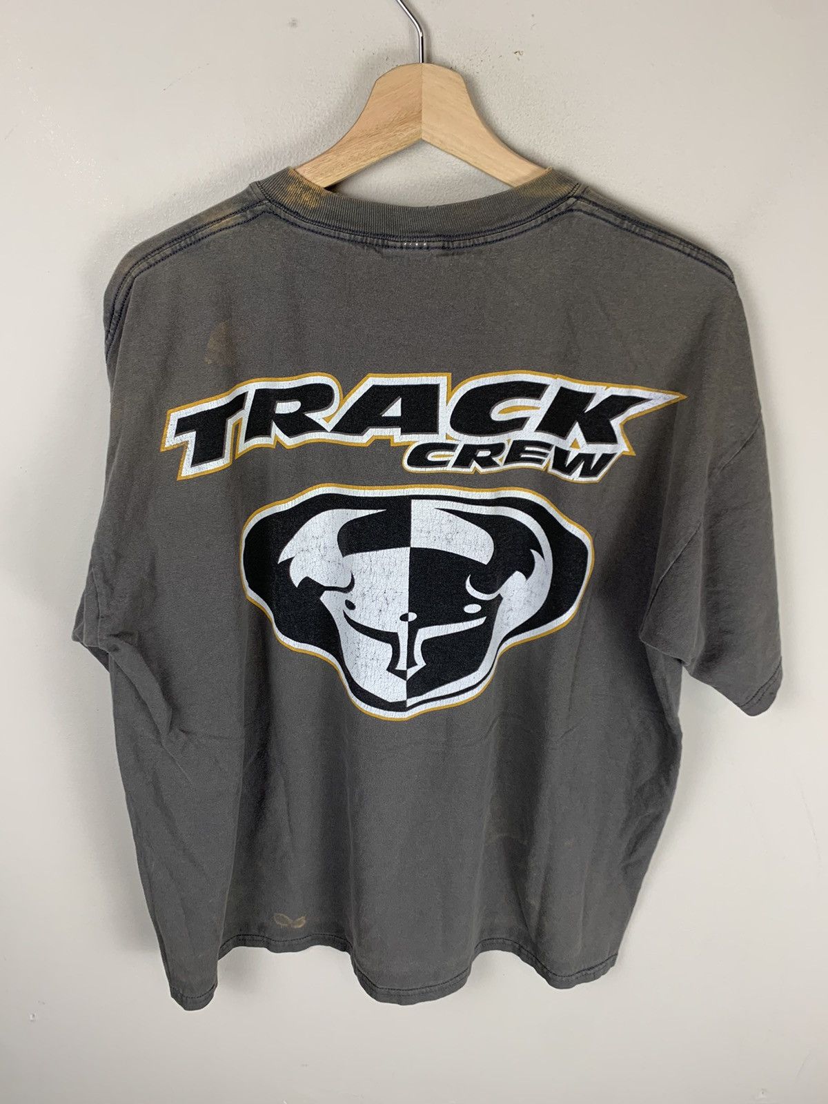 Vintage Vintage Thor Racing Crew Bleach Distressed Tee | Grailed