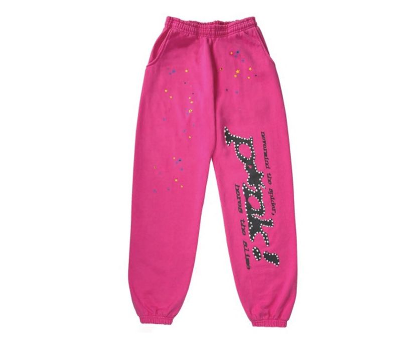 Spider Worldwide Sp5der spider sweatsuit pink hoodie + pants bundle ...