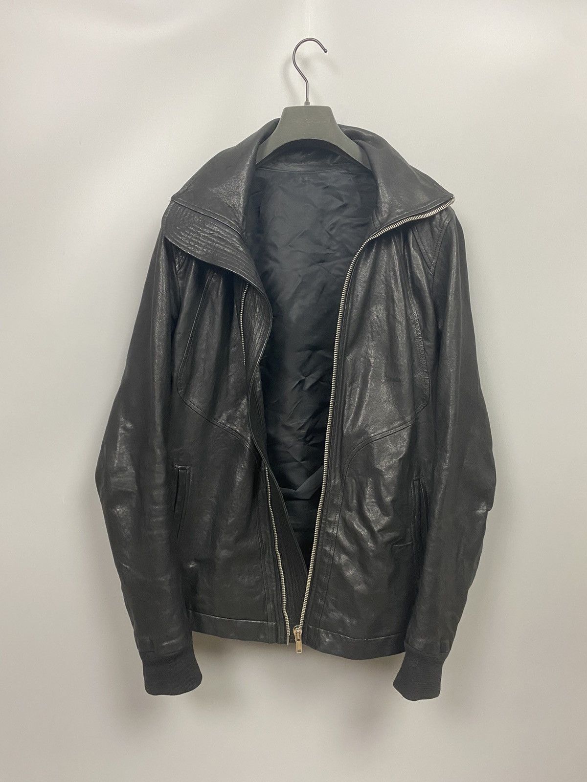 Rick Owens FW09 ‘CRUST’ Hammered Lamb Intarsia Leather | Grailed