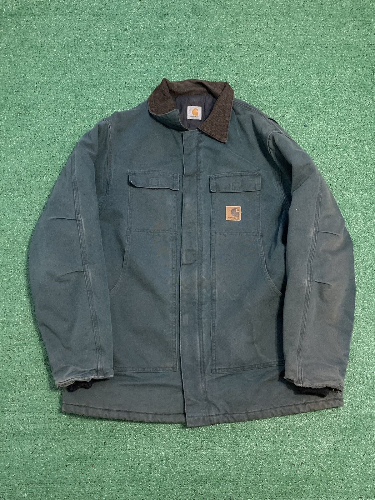 Carhartt Beautiful Dark Forest Green Vintage Carhartt Jacket | Grailed