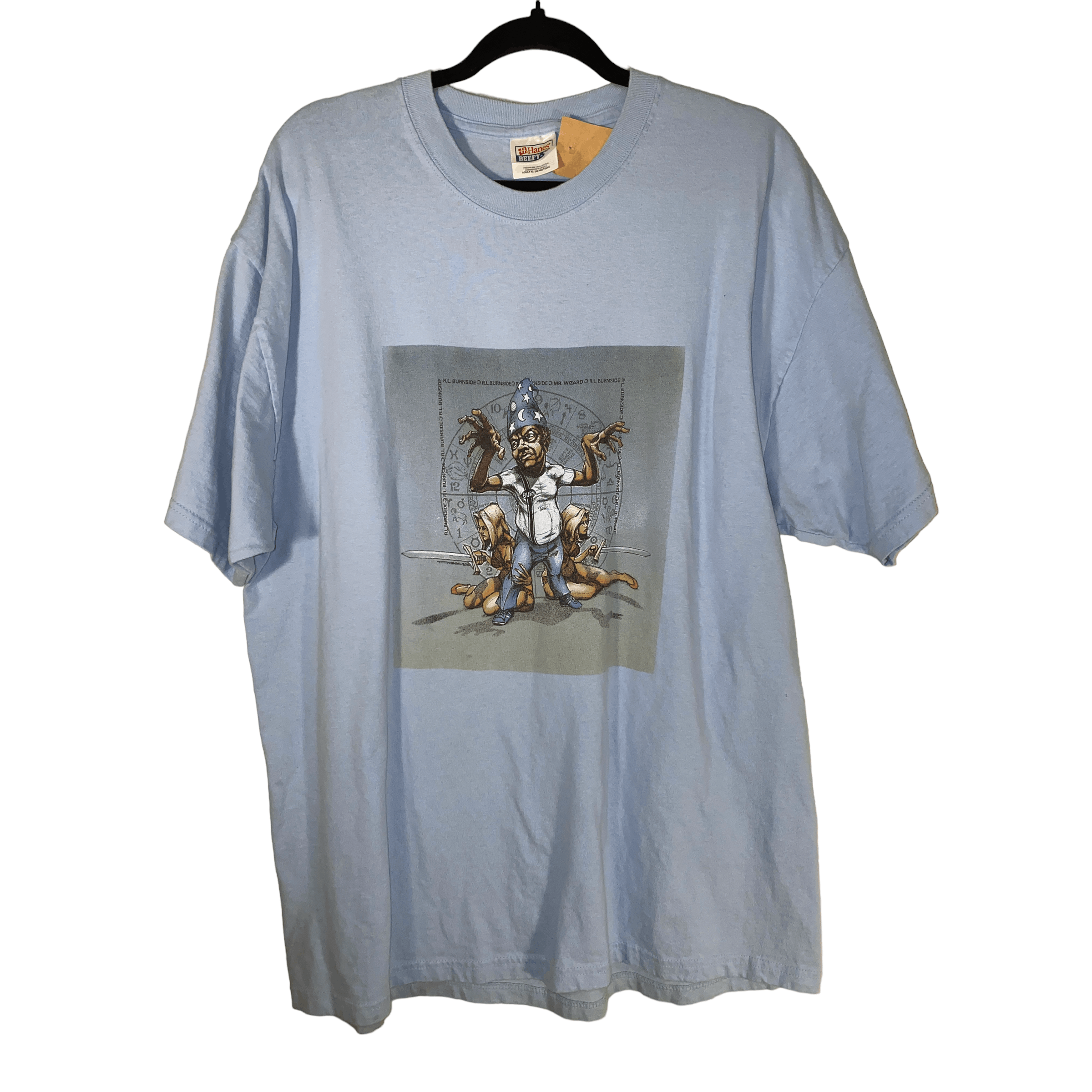 Vintage 1990s RL Burnside Mr. Wizard Album Shirt | Grailed