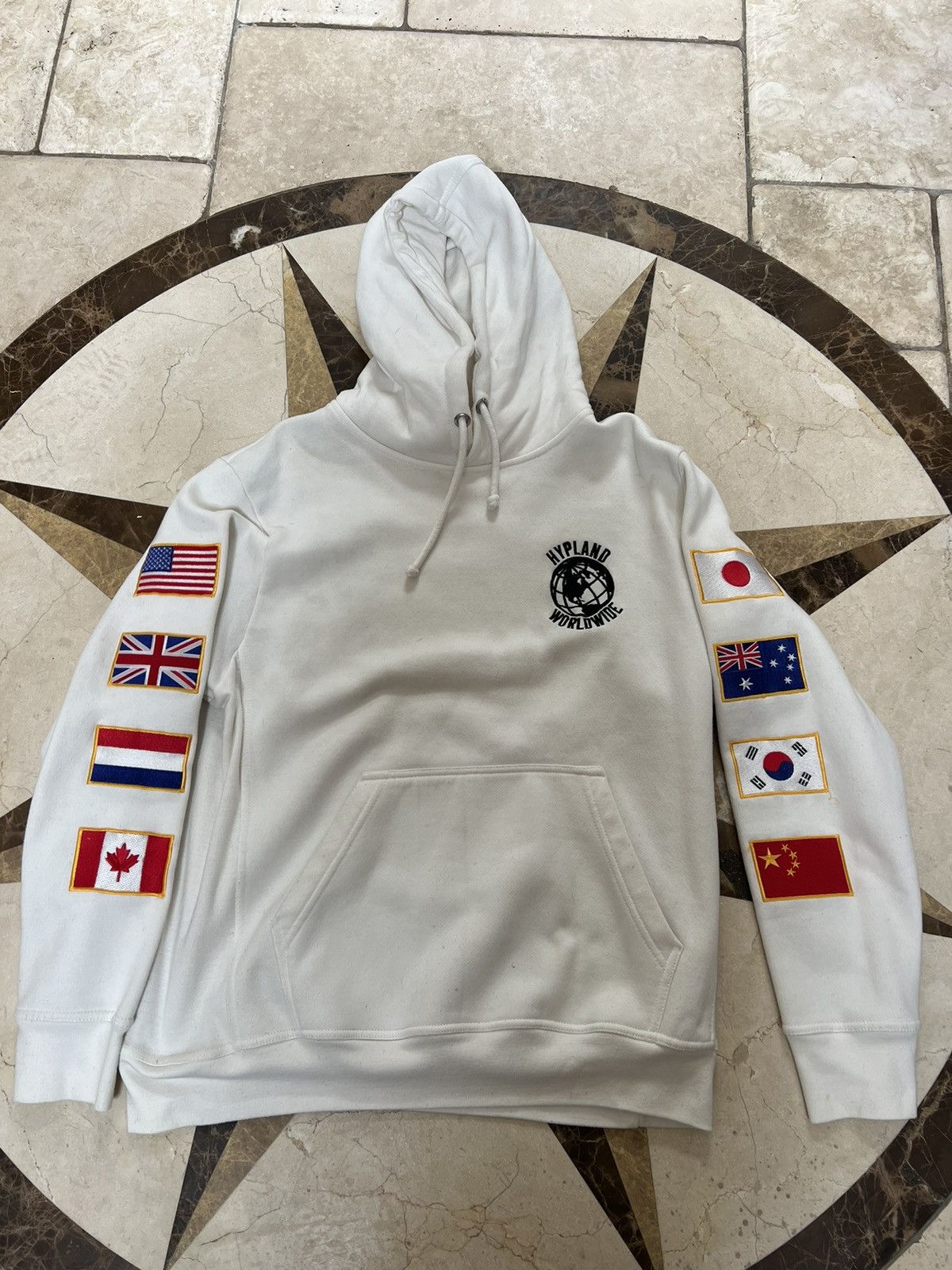 Hypland × Streetwear × Vintage Hypland Worldwide White Flag Patches ...