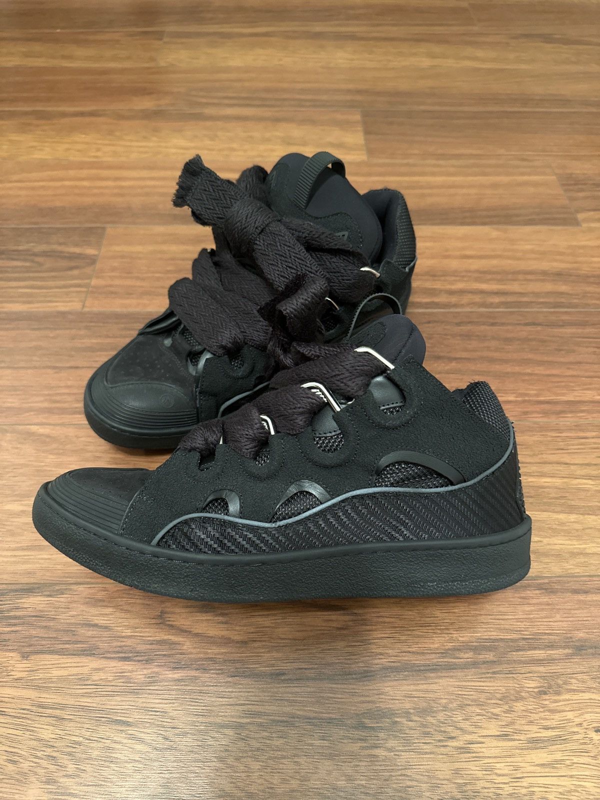 Lanvin Lanvin Curb Sneaker Triple Black | Grailed