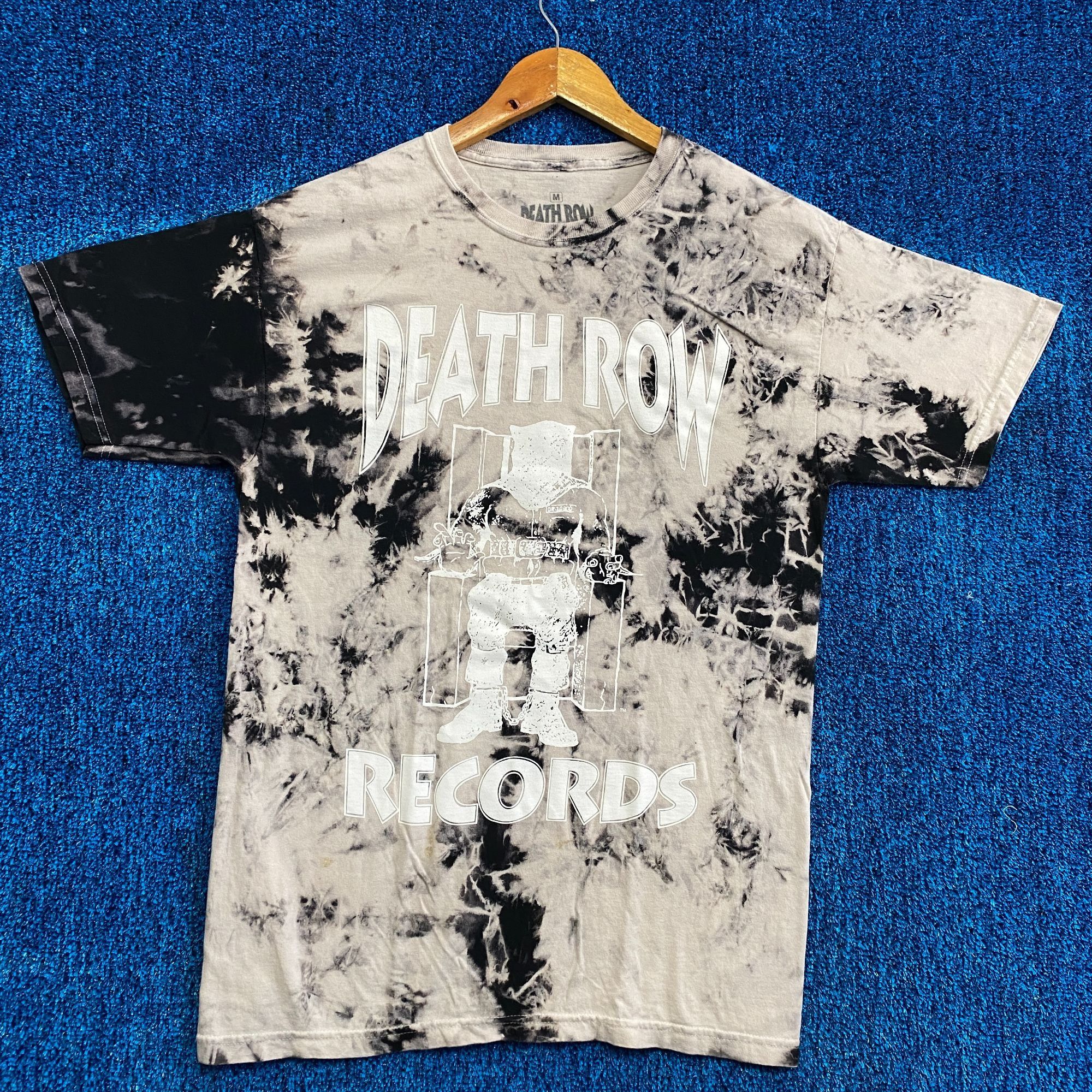 Tour Tee Death Row Records Inmate Rap Bleach Dye M | Grailed