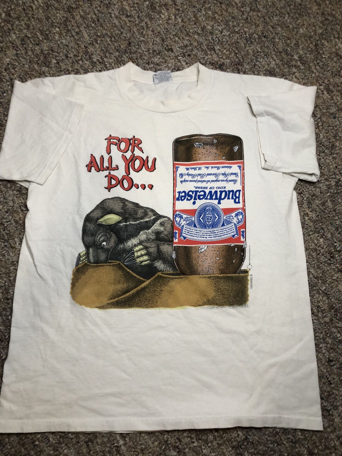 Budweiser × Streetwear × Vintage Vintage 90s Budweiser graphic tee ...