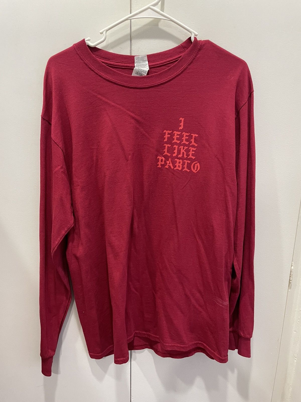 Kanye West Kanye West Life of Pablo Merch Long Sleeve I Feel Like Pablo ...