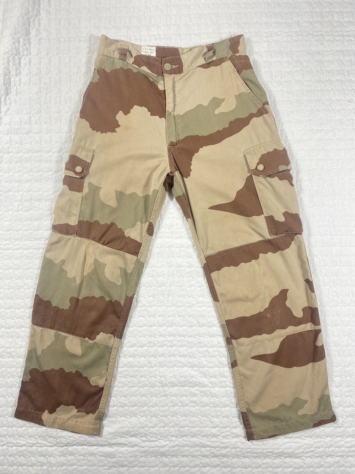 Military × Vintage Vintage Issue 2000s Italian Army Desert Camo Truser ...