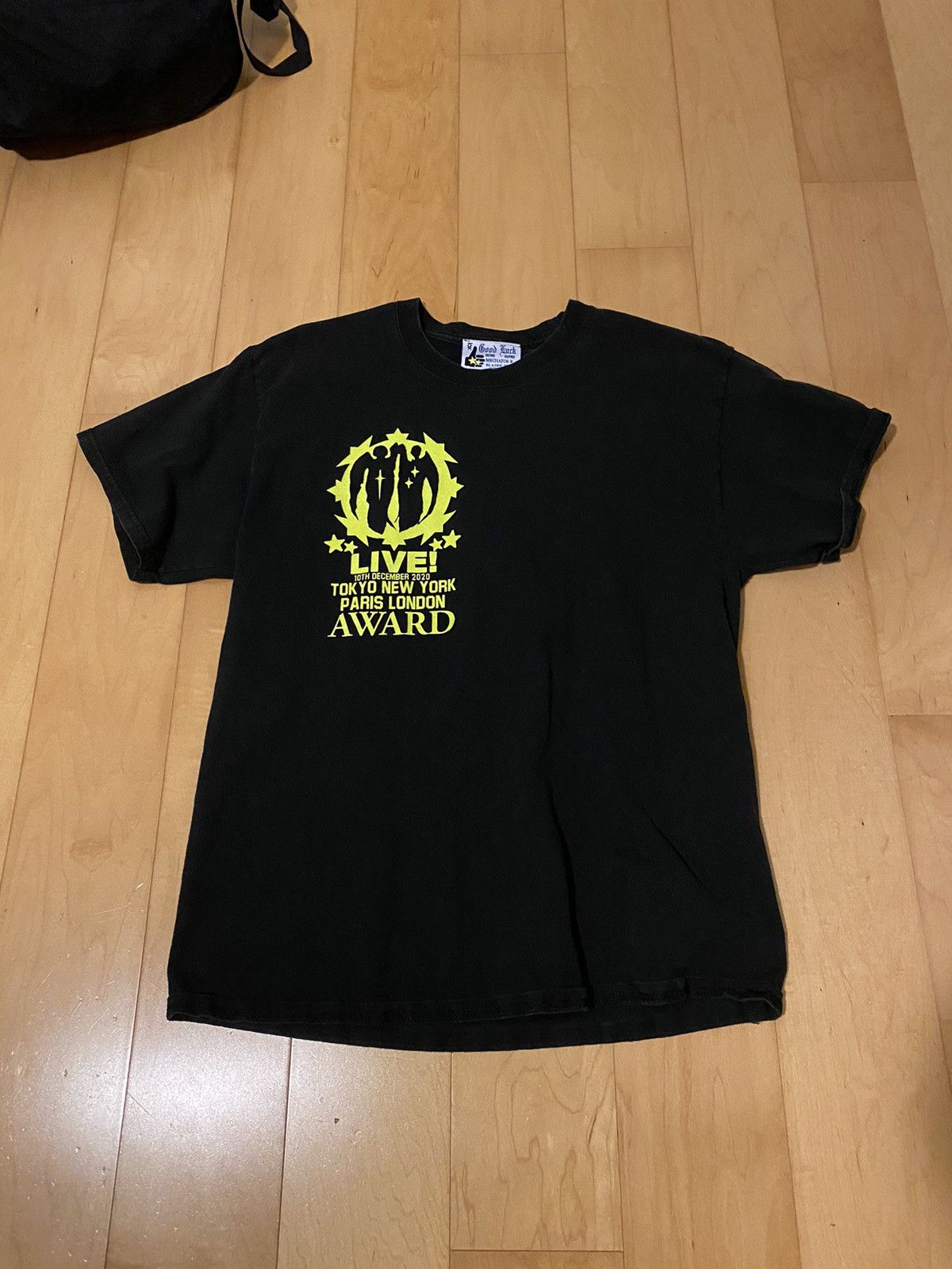 Drain Gang Bladee Good Luck Tee Black | Grailed