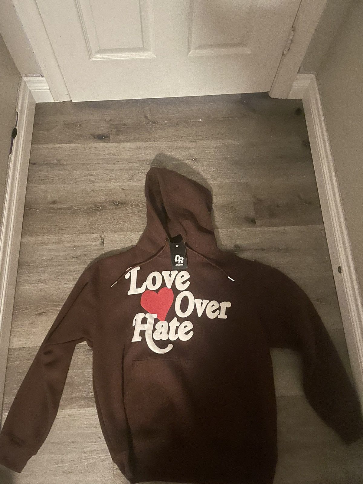 Streetwear × Vintage Dior Ray studios “ Love over Hate “ Puff print ...