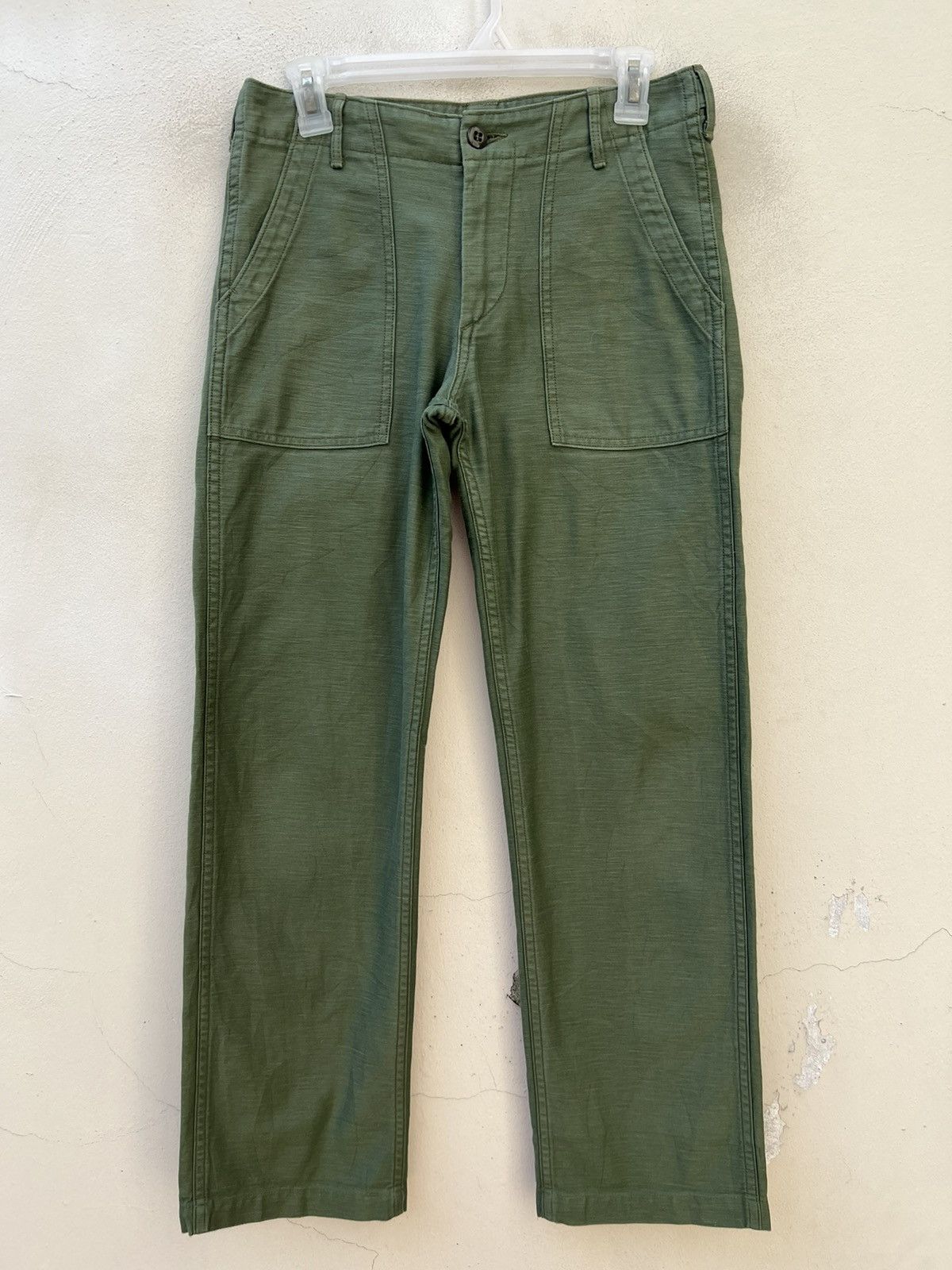 Military × Orslow Orslow Japan Olive Green Fatigue Pant Trouser | Grailed