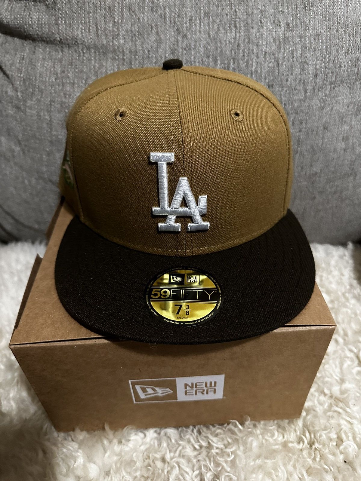 Hat Club Mag Park Bagel and Lox Los Angeles Dodgers 73/8 Fitted Hat ...