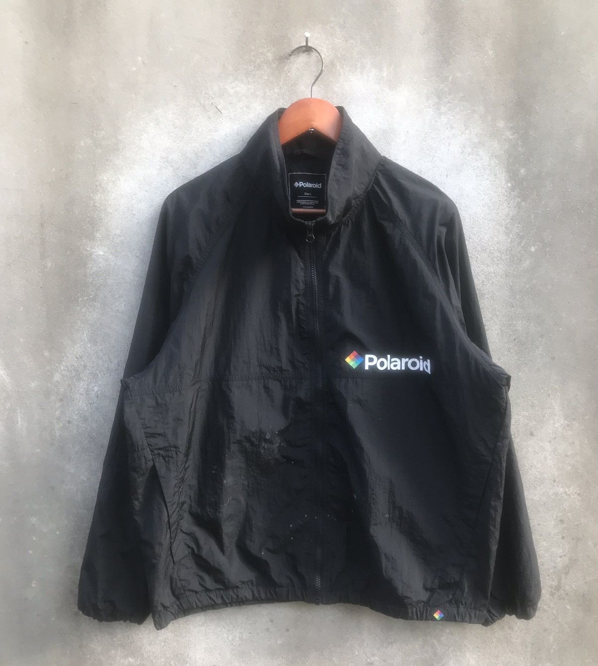 Polaroid × Streetwear × Vintage Vtg Polaroid Nylon Jacket | Grailed