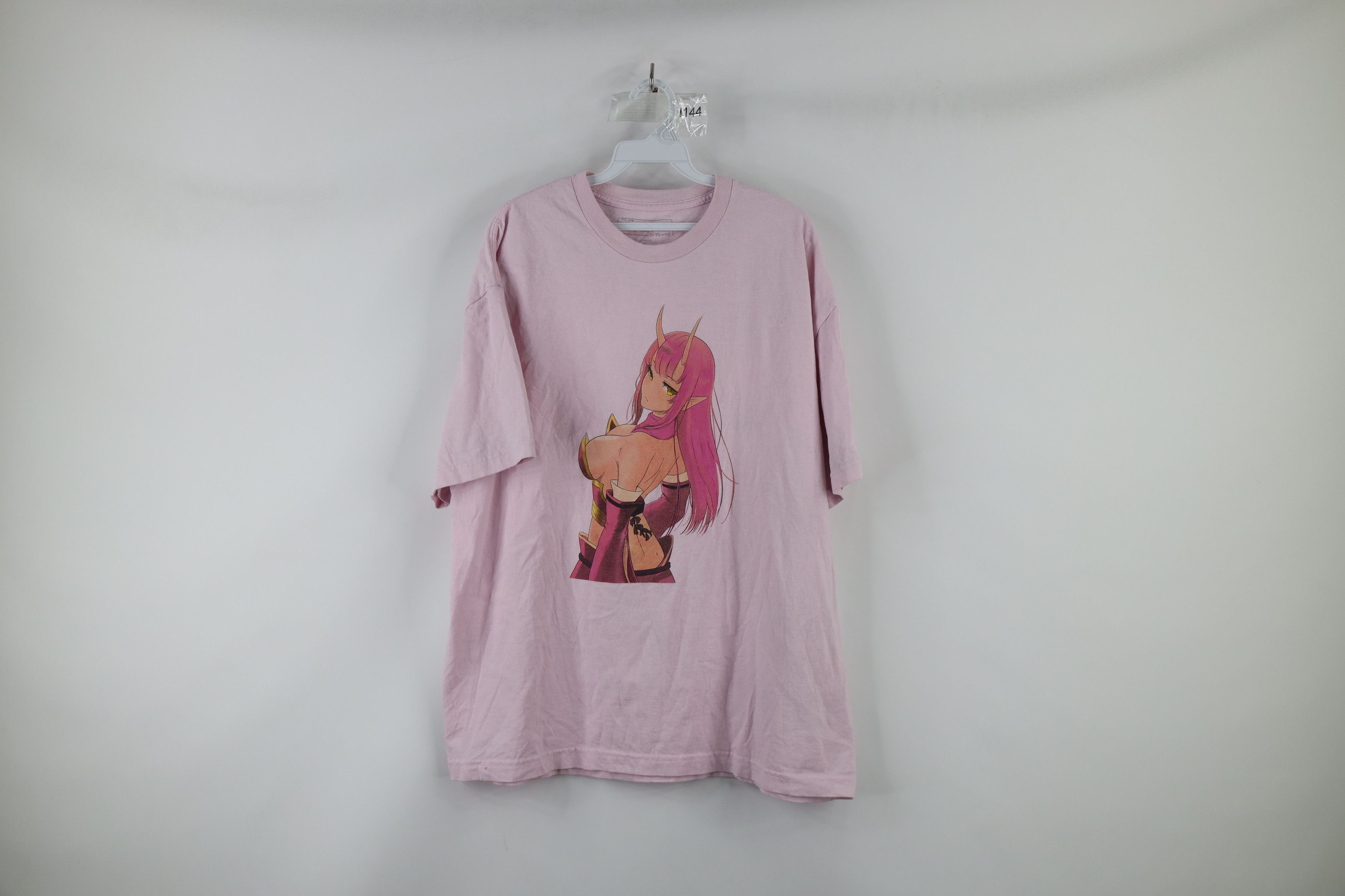 Vintage Lewd Complex Japanese Manga Anime Short Sleeve T-Shirt Pink ...