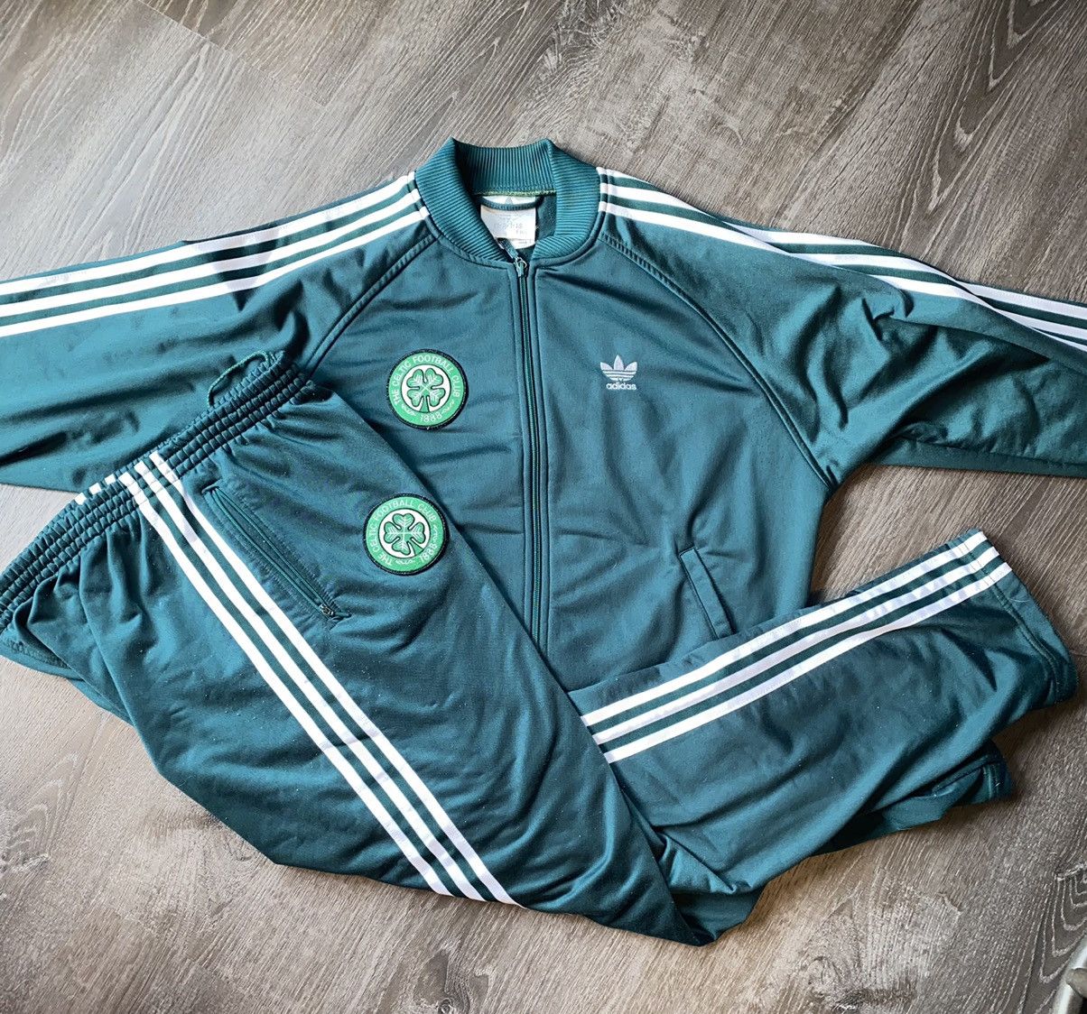 Adidas × Vintage Vintage Mid 90s Adidas Celtic FC Tracksuit | Grailed