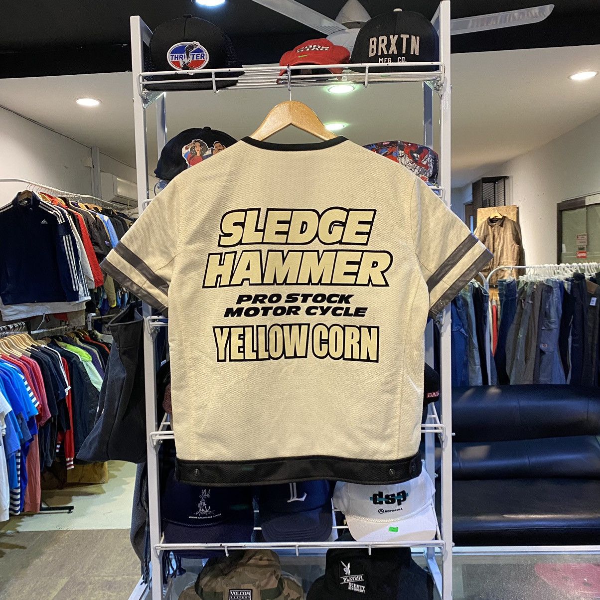 Sports Specialties Vintage Yellow Corn Sledge Hammer Racing Jacket Like ...