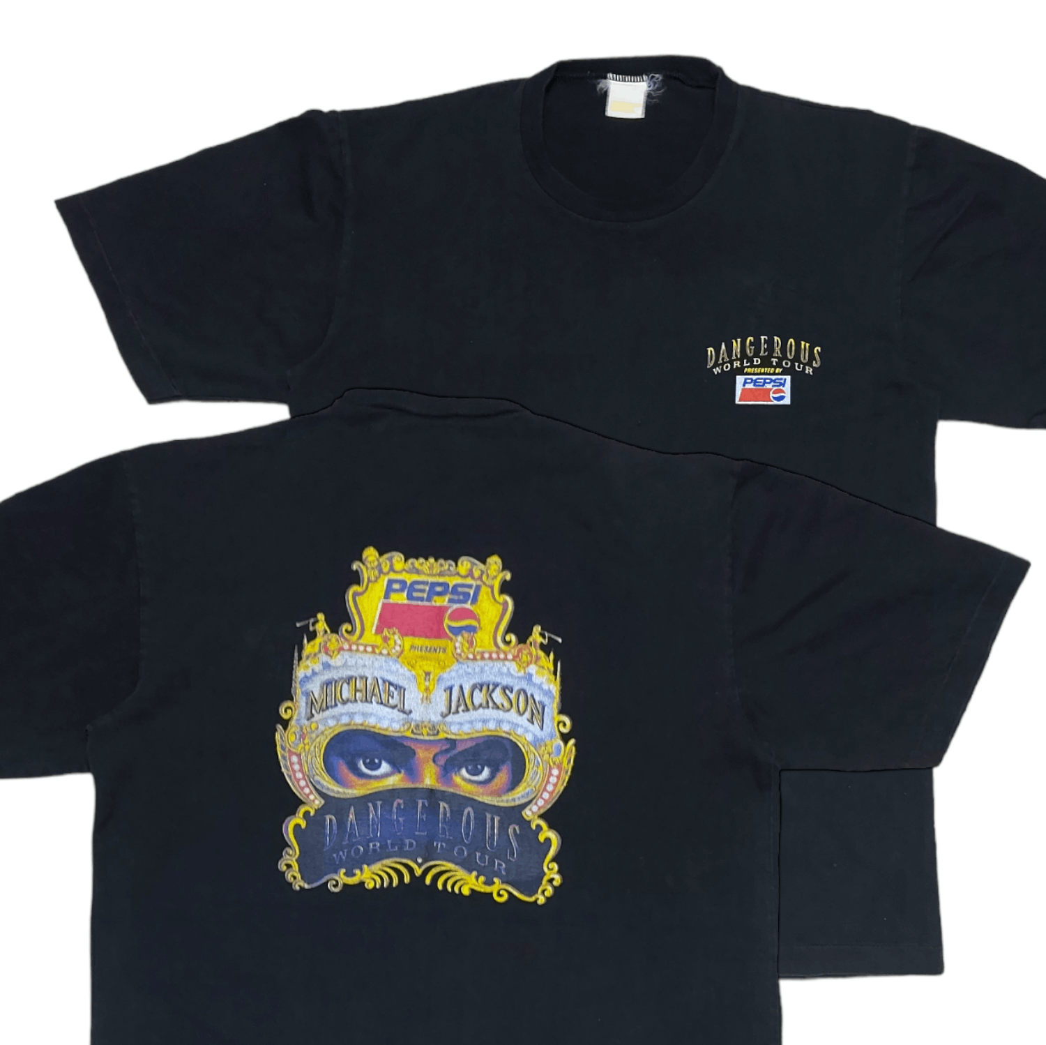 Vintage Vintage 90s Michael Jackson Dangerous World Tour Merch Pepsi ...