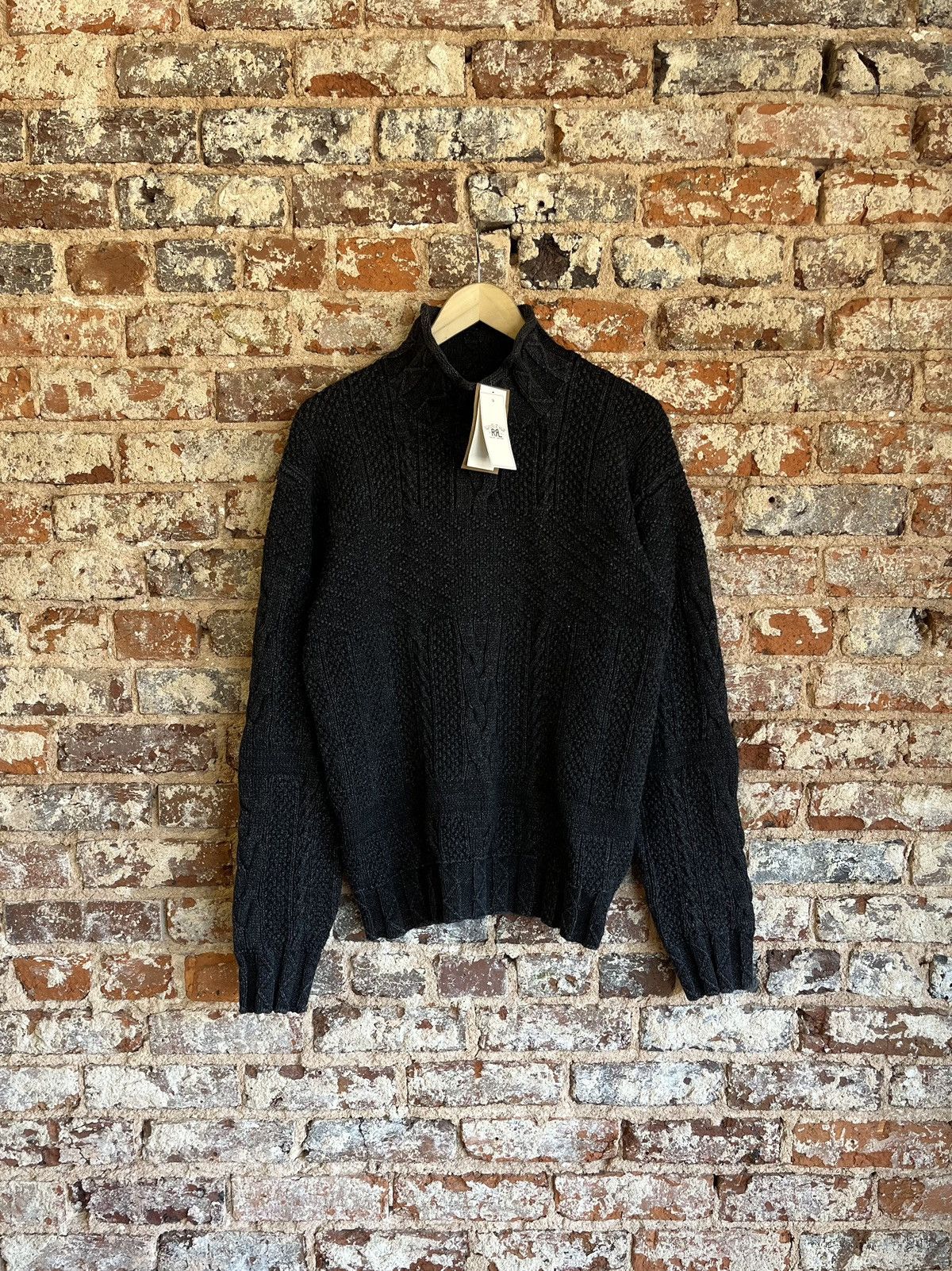 RRL Ralph Lauren RRL Ralph Lauren Spring 1 Cable-Knit Turtleneck ...