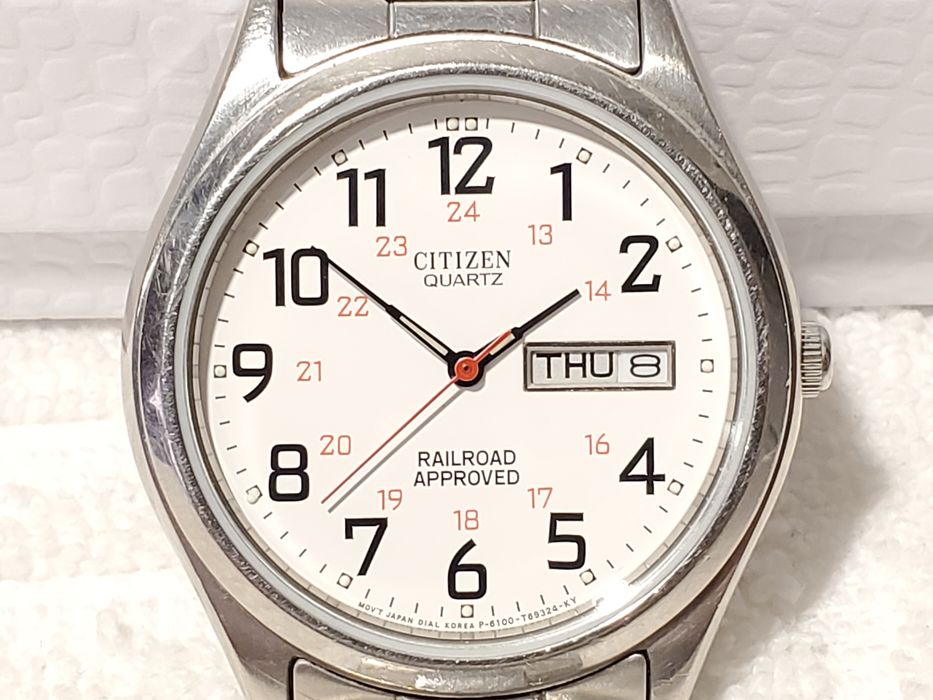 Citizen Vintage Citizen Railroad Approved Men's Day Date Watch | Grailed