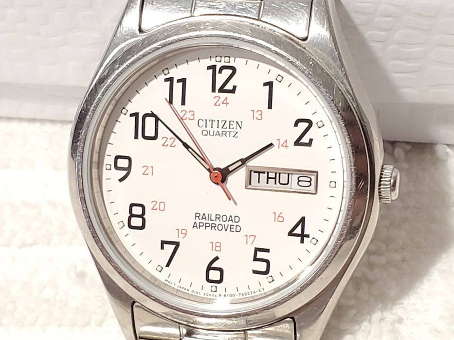 Citizen Vintage Citizen Railroad Approved Men's Day Date Watch | Grailed