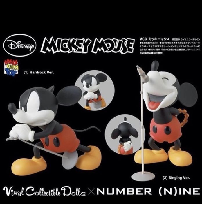 Number (N)ine Last drop! Number Nine Mickey Hardrock Medicom Figurine ...