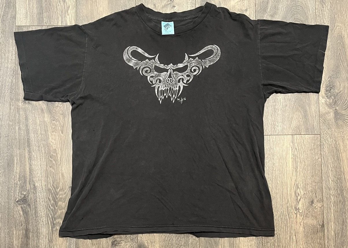Vintage Vintage 90’s Danzig Black Acid Devil Tee | Grailed