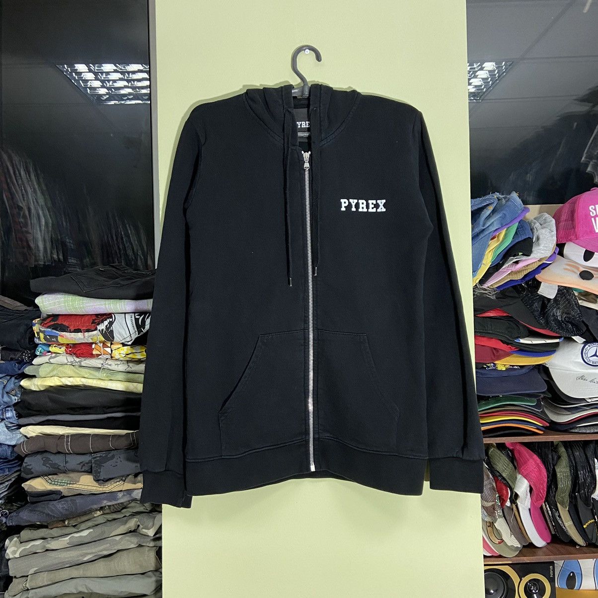 Pyrex Vision × Streetwear × Vintage Pyrex Logo Zip Up Hoodie Virgil ...