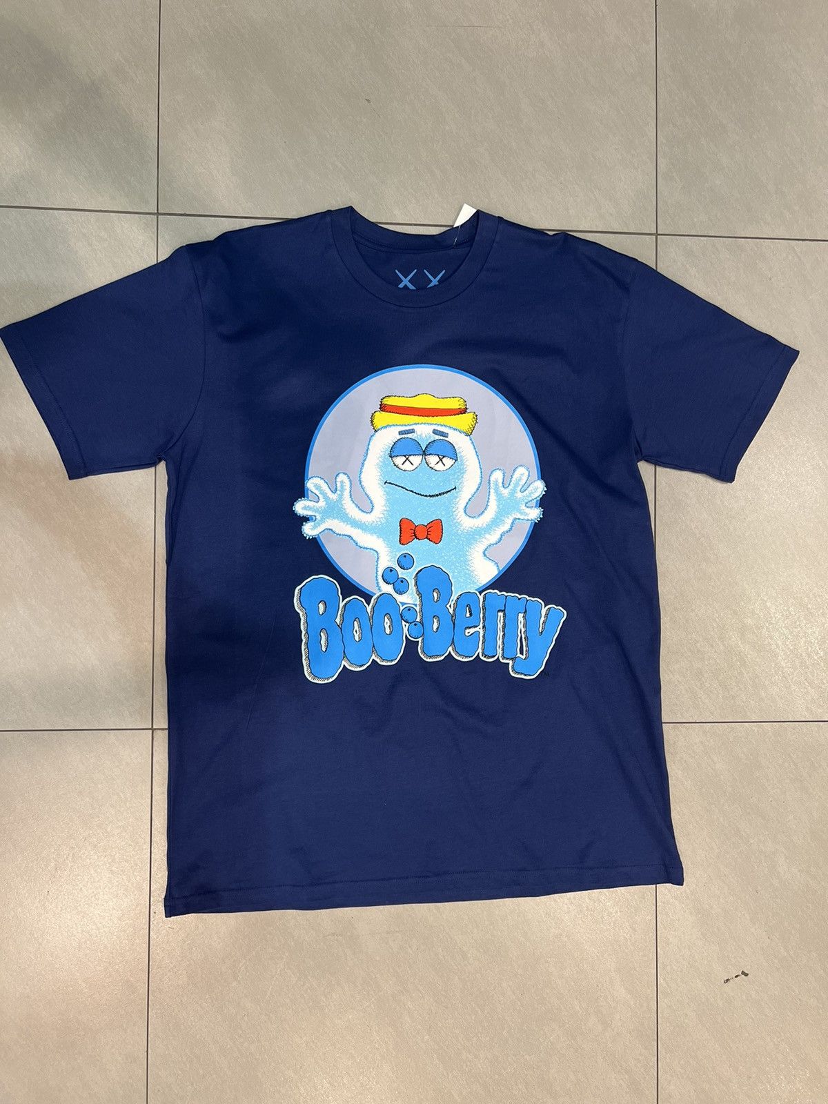 Kaws KAWS GM Monster Boo Berry Blue T-Shirt | Grailed
