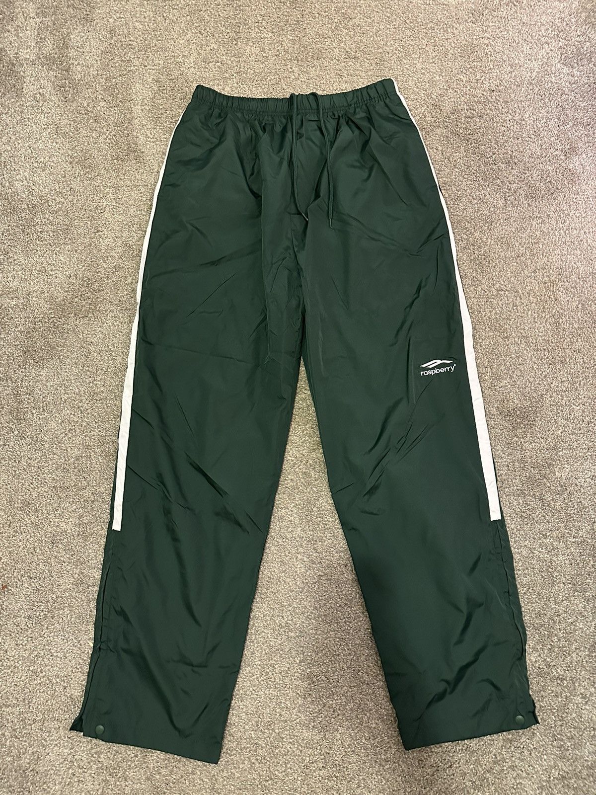 Streetwear Raspberry Hills Green Track Pants Large | Grailed