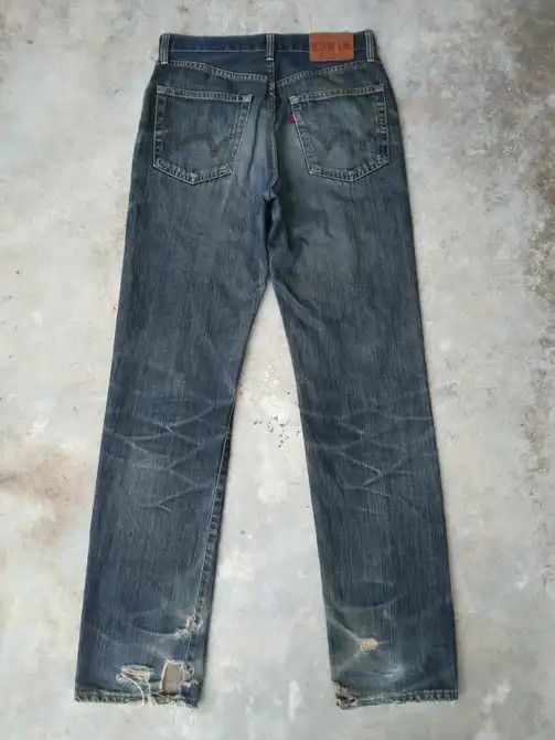 Edwin × Jean × Vintage Vintage Distressed Edwin 503 Jeans 30x33 | Grailed