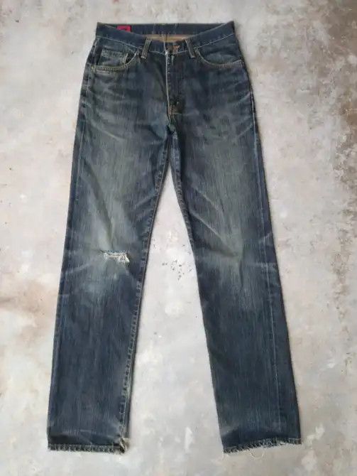 Edwin × Jean × Vintage Vintage Distressed Edwin 503 Jeans 30x33 | Grailed