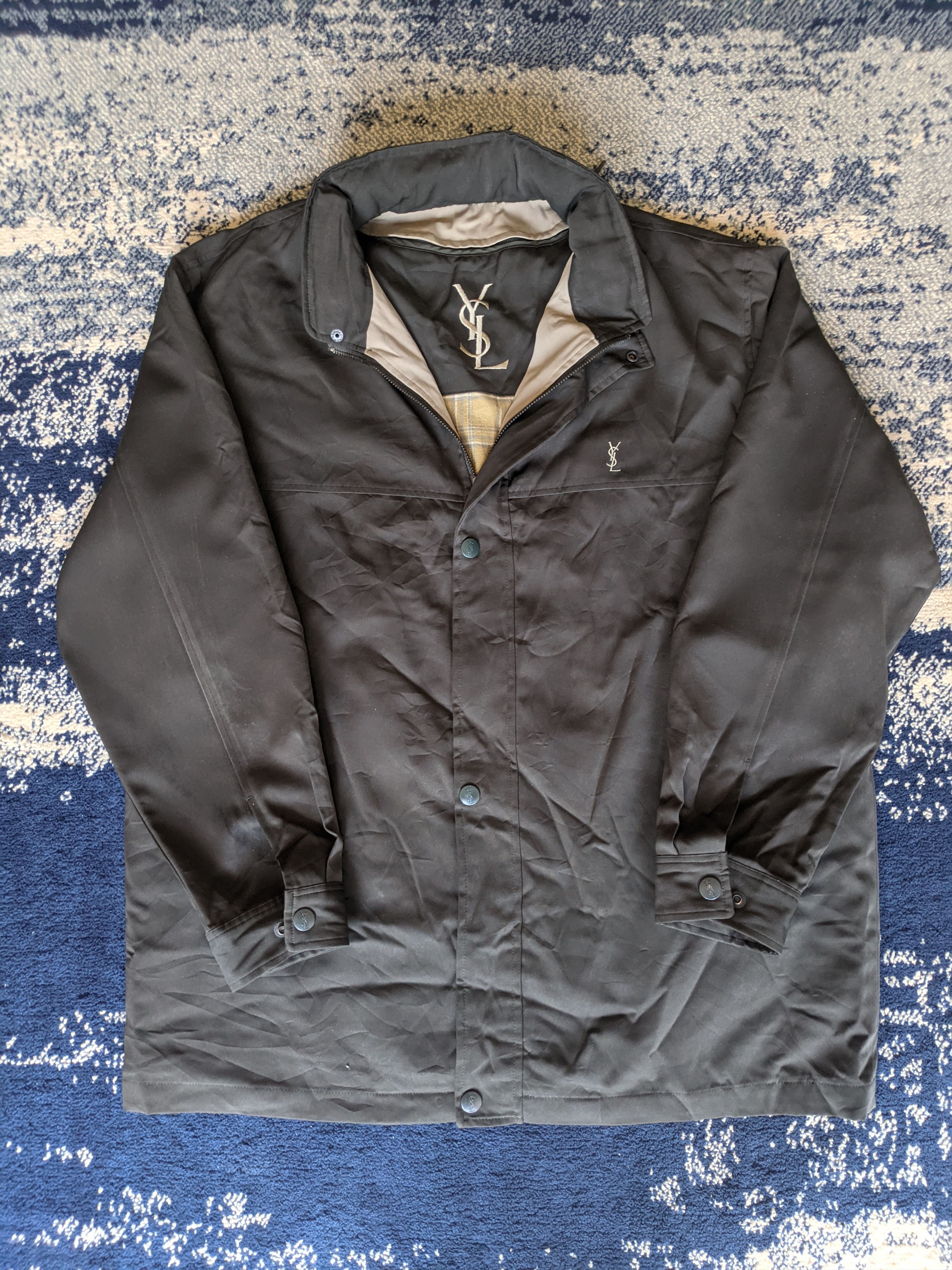 Vintage × Ysl Pour Homme × Yves Saint Laurent VINTAGE YSL ZIPPER/BUTTON ...