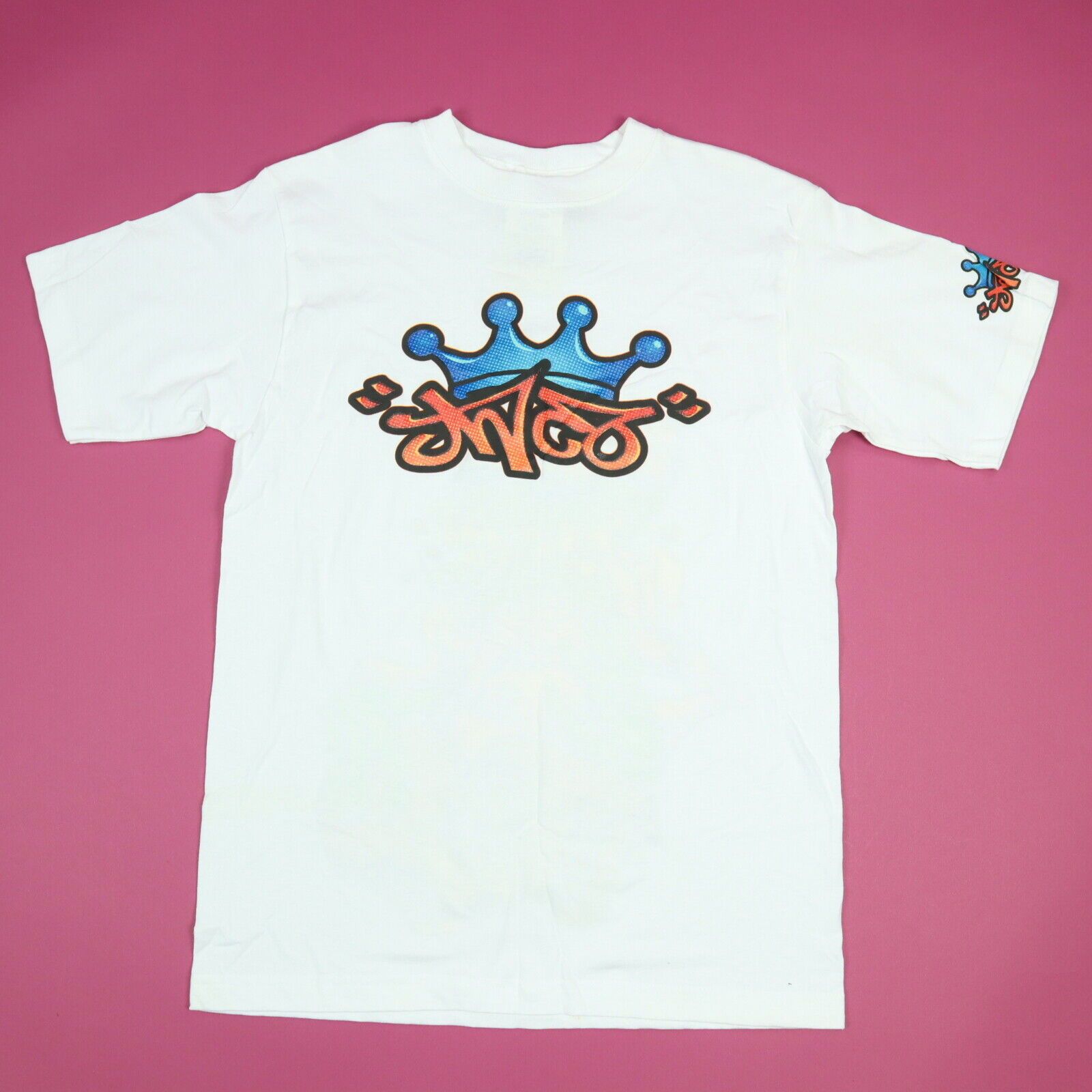 Jnco Vintage 90s JNCO T-Shirt Crown Logo Jazz Lizard w/ Bongos M NOS ...