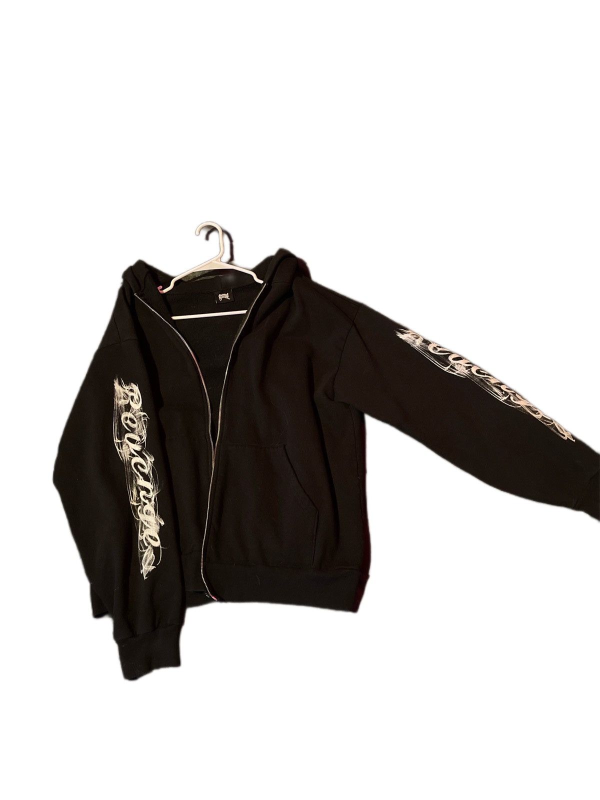 Revenge Revenge black smoke zip up | Grailed