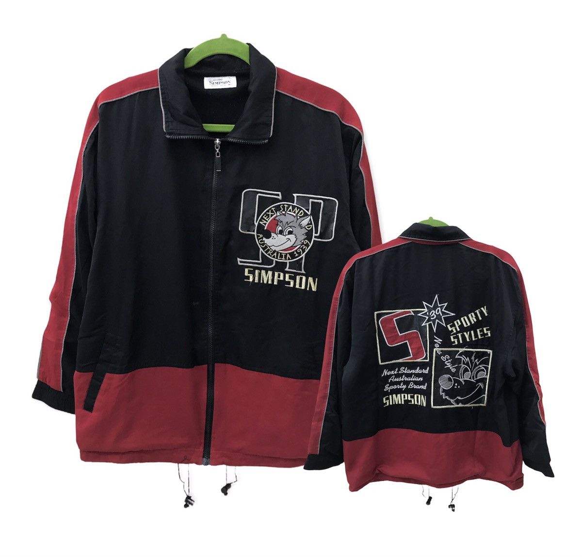 Racing × Vintage Simpsons Racing Vintage 90's Jacket | Grailed