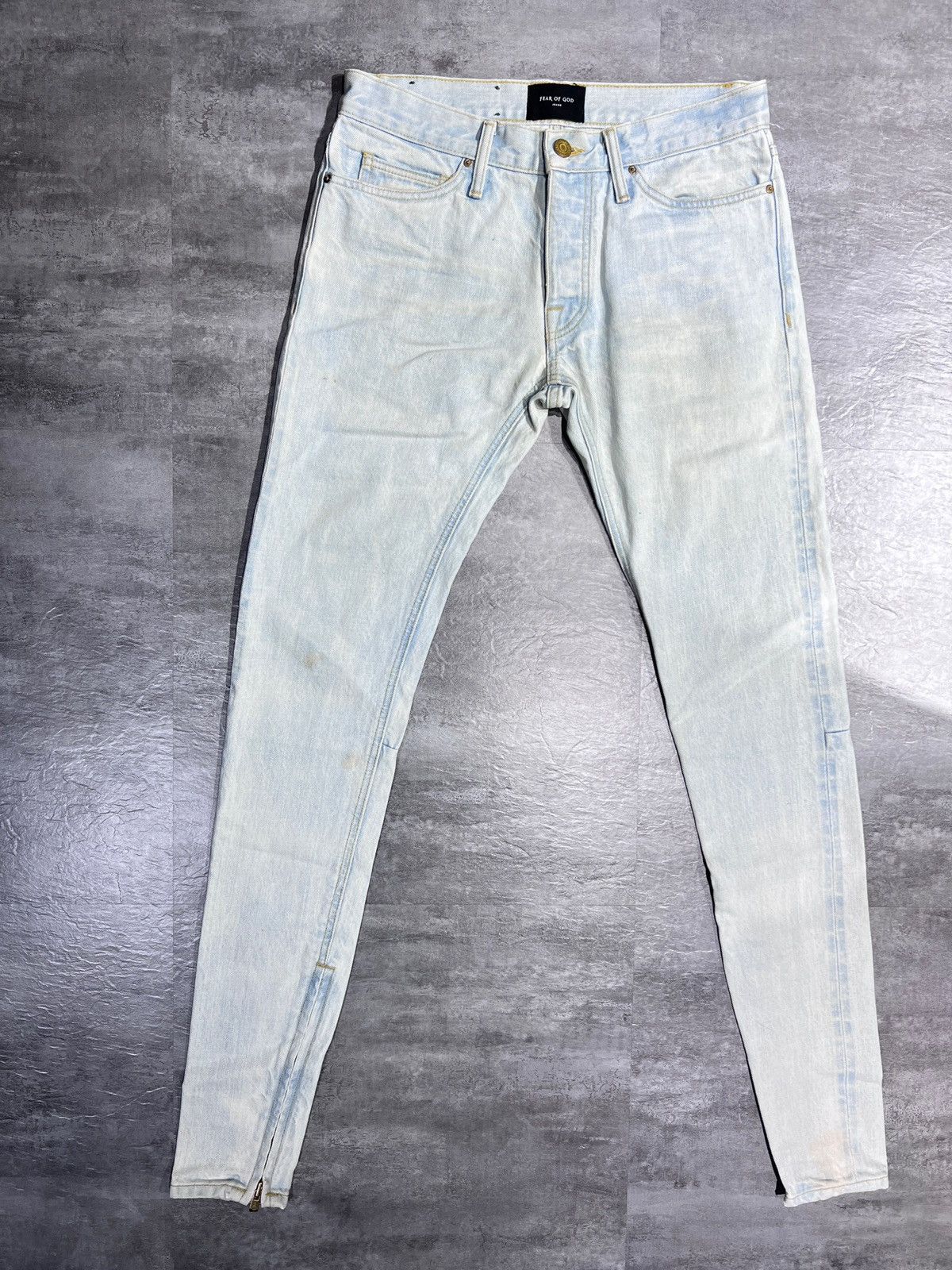 Fear of God Fear of God 5th Light Washed Denim Jeans | Grailed