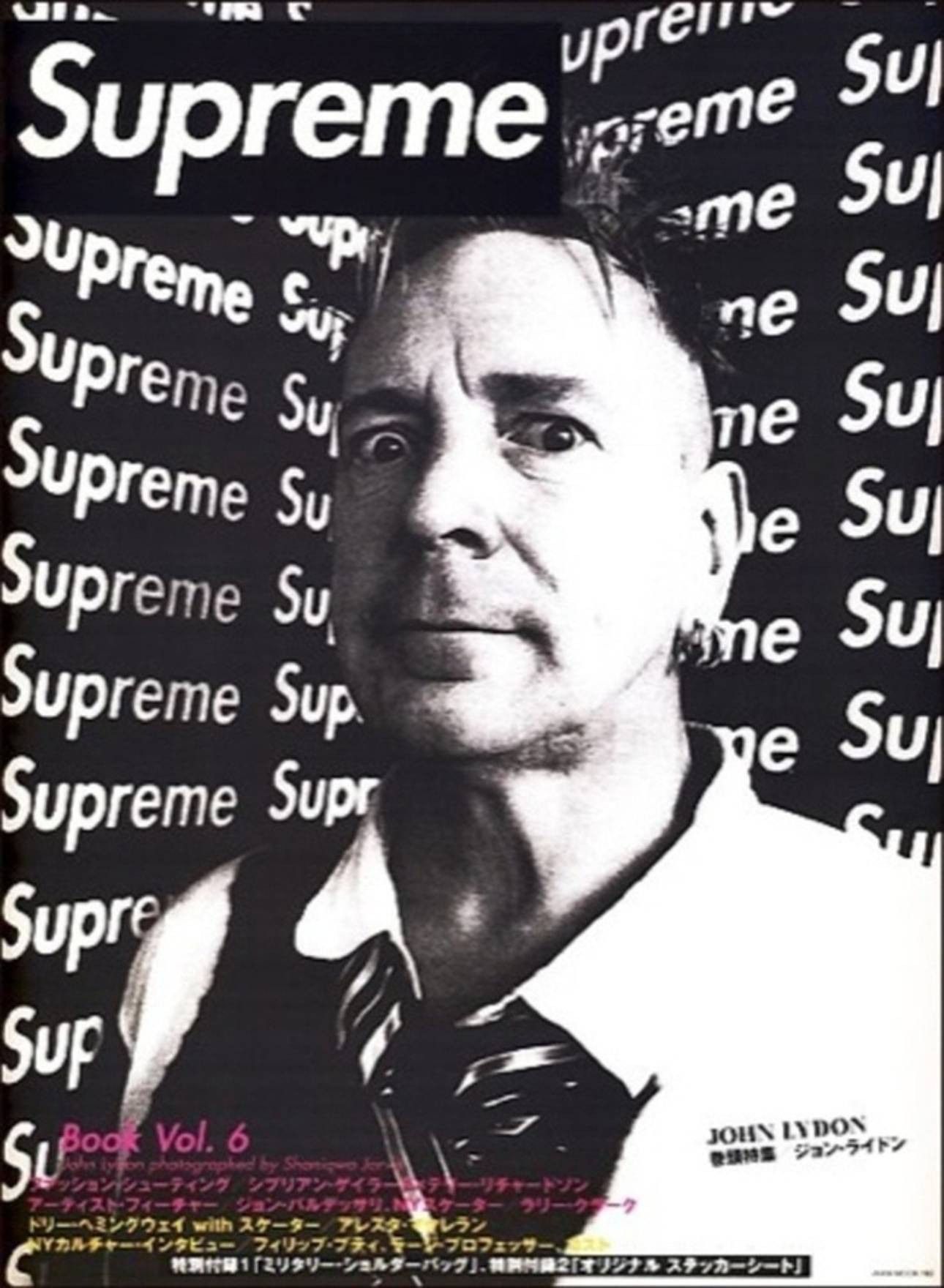 Supreme SUPREME Book vol 6 Japan Magazine + BOX LOGO STICKER SHEET ...