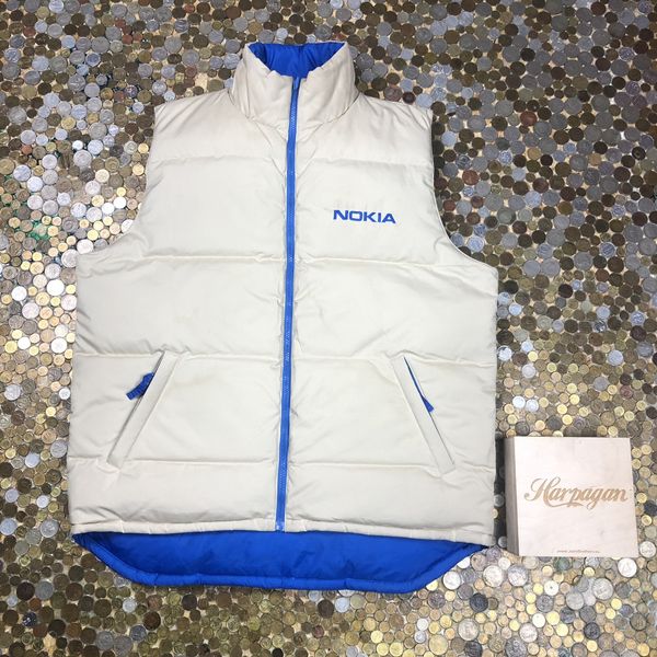 Vintage Nokia puffer vest | Grailed