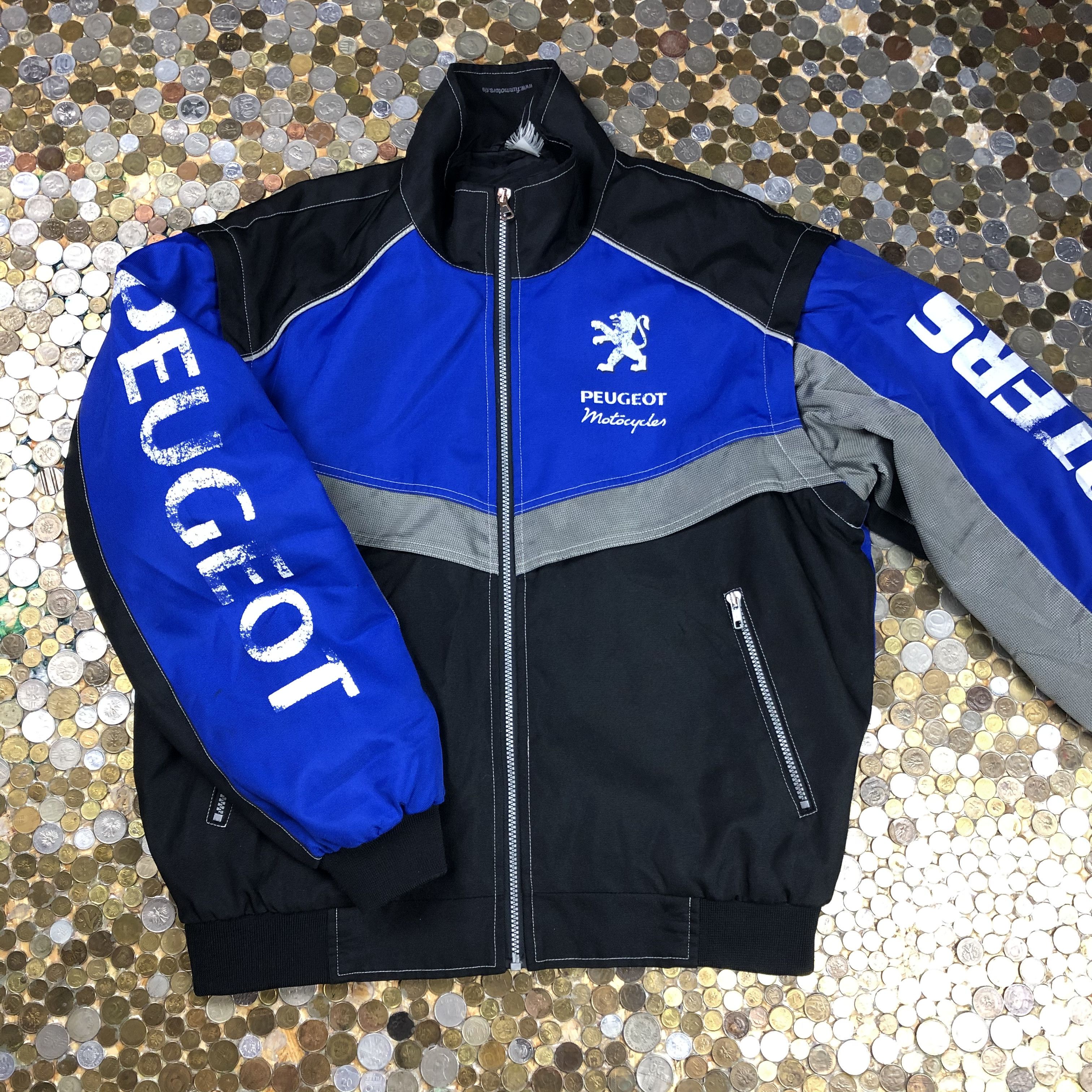 Vintage Peugeot bomber vintage car jacket | Grailed