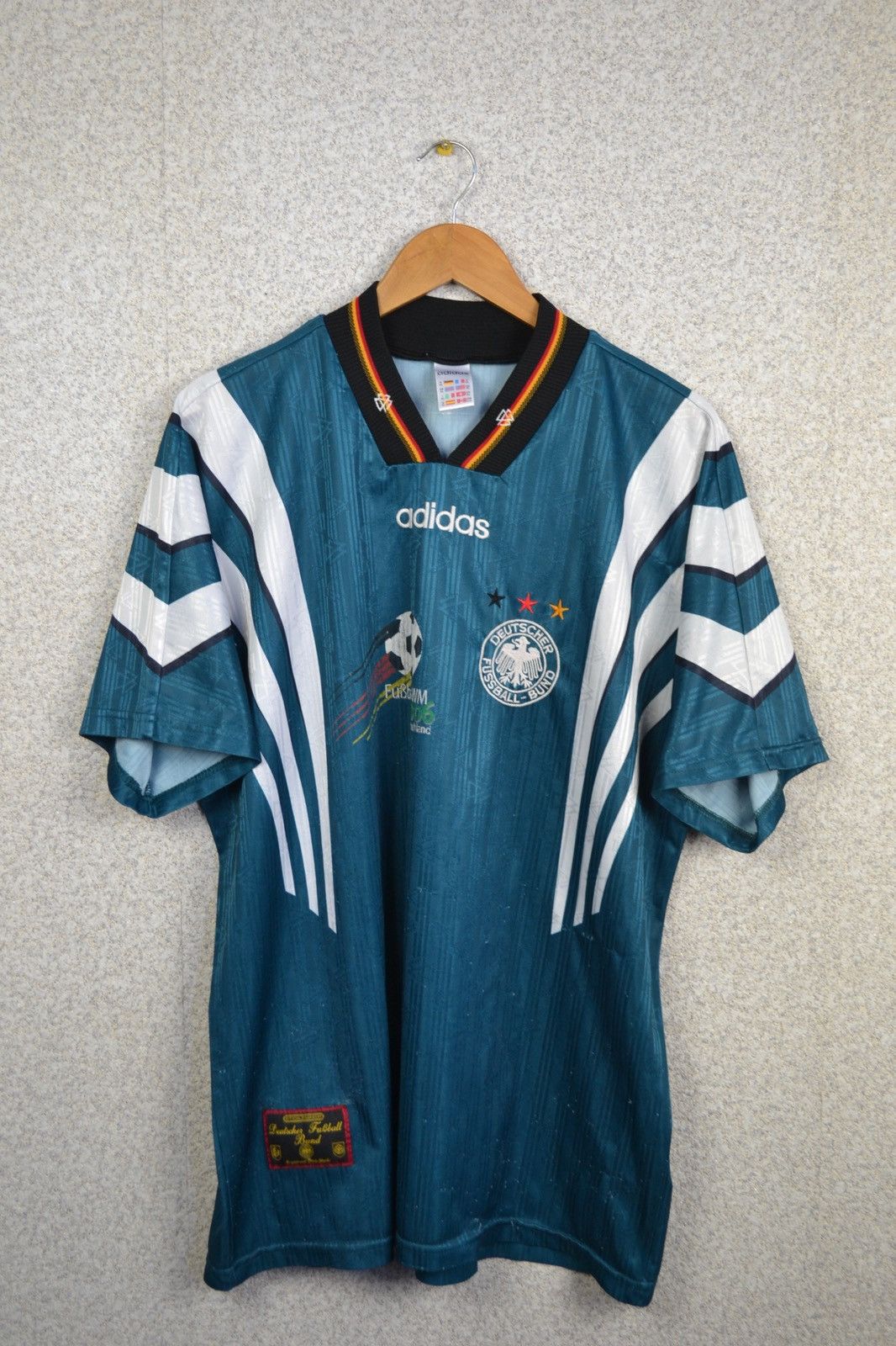 Adidas Germany 1996 away adidas vintage soccer jersey World Cup | Grailed