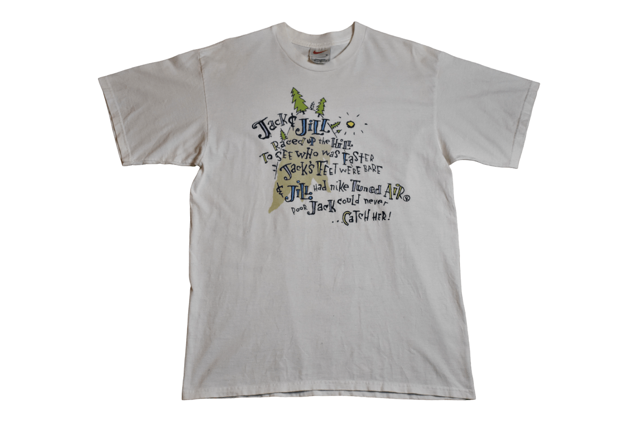 Nike Jack & Jill 1990s Vintage Nike Air Graphic T-Shirt | Grailed