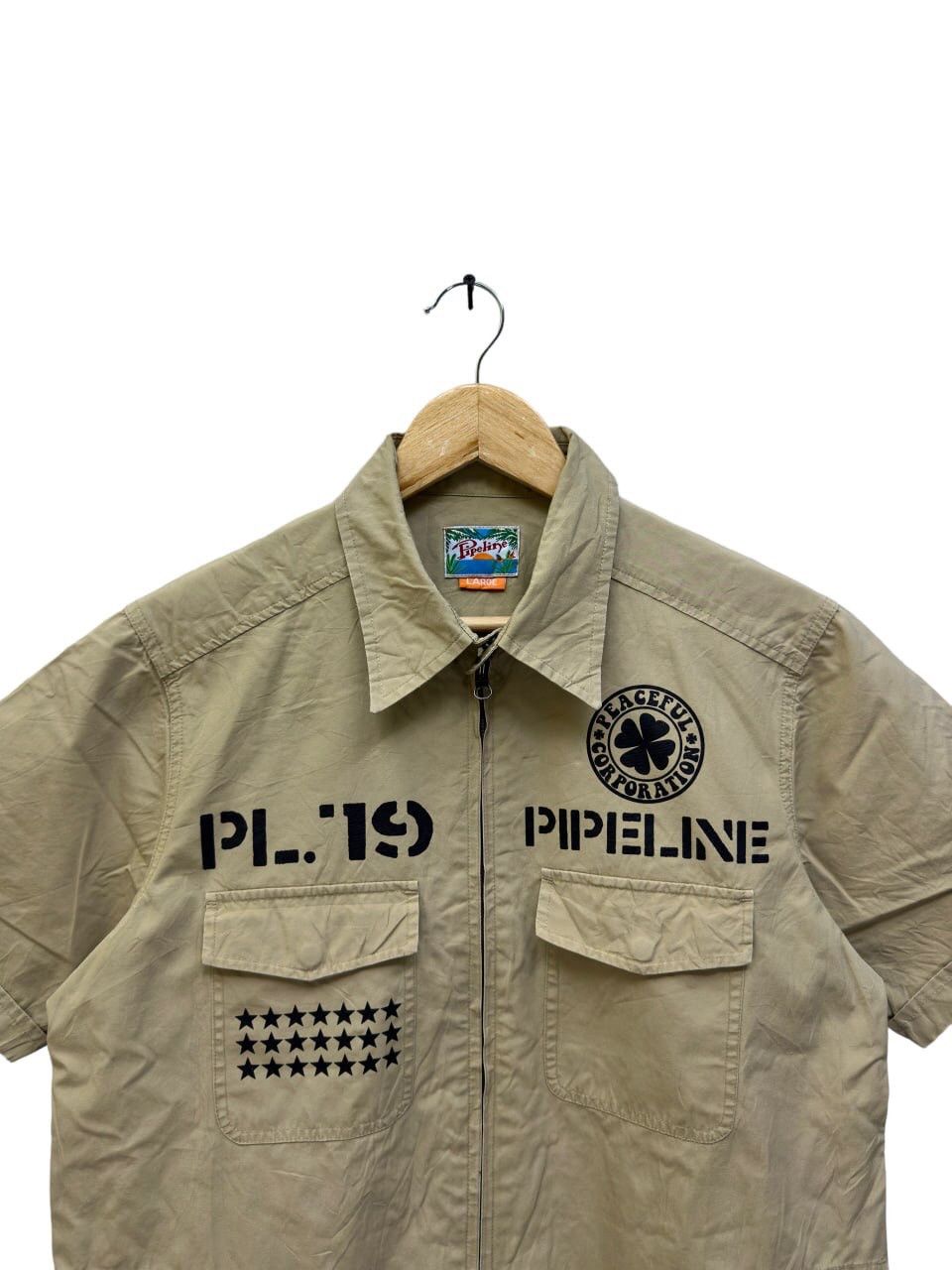 Vintage 🔥Vintage🔥 Pipeline Army Shirt Design Like Military Style | Grailed