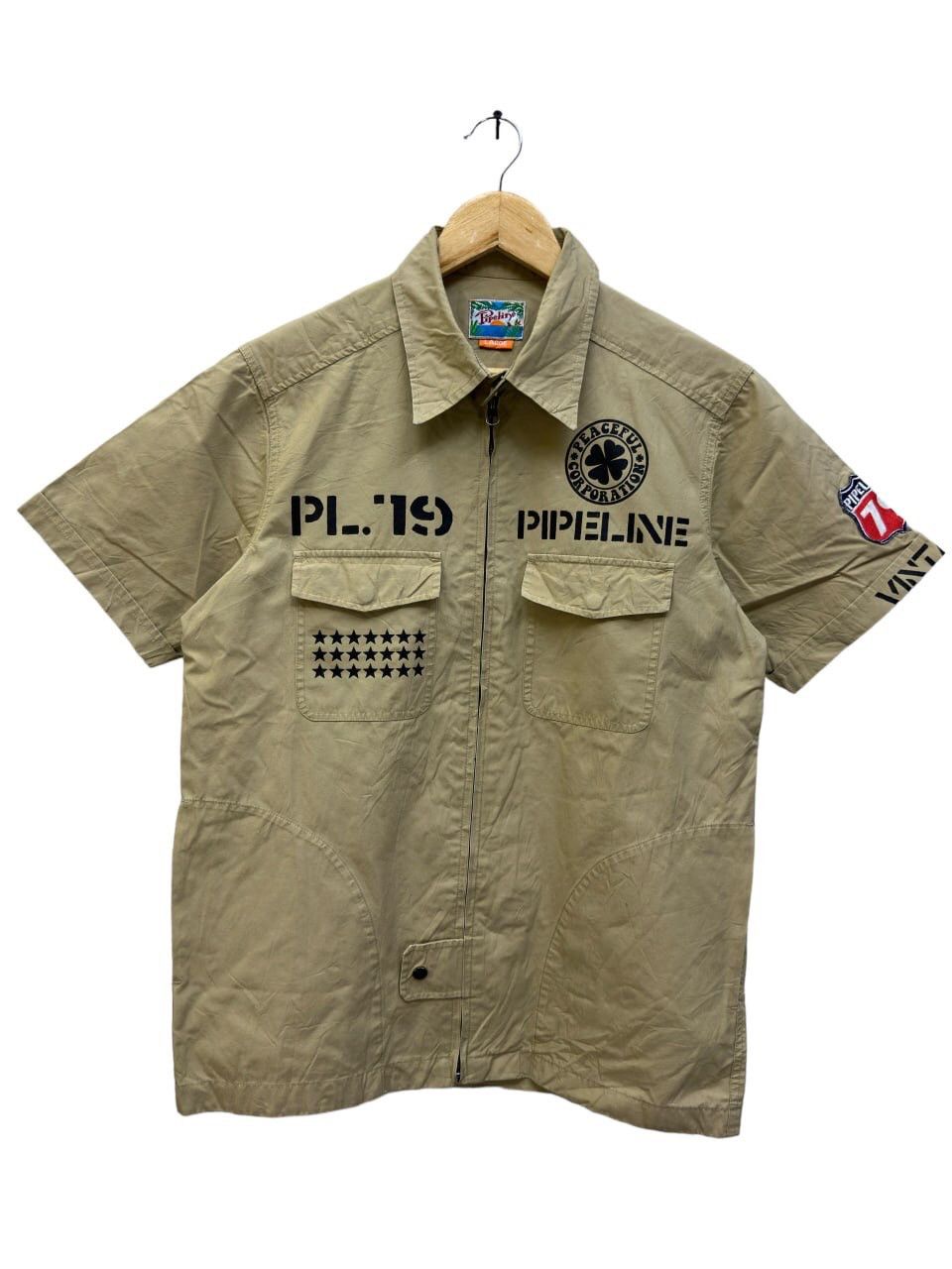 Vintage 🔥Vintage🔥 Pipeline Army Shirt Design Like Military Style | Grailed