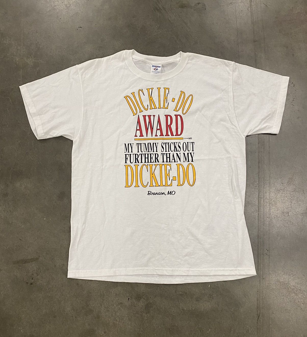 Vintage Vintage 90s Dickie Do White T Shirt | Grailed