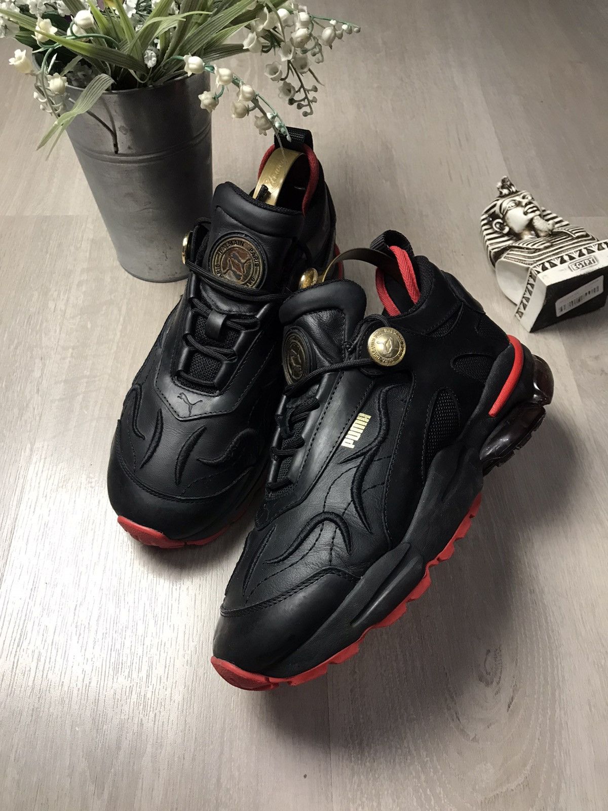 Balmain × Puma Balmain & Puma Cell Stellar shoes | Grailed