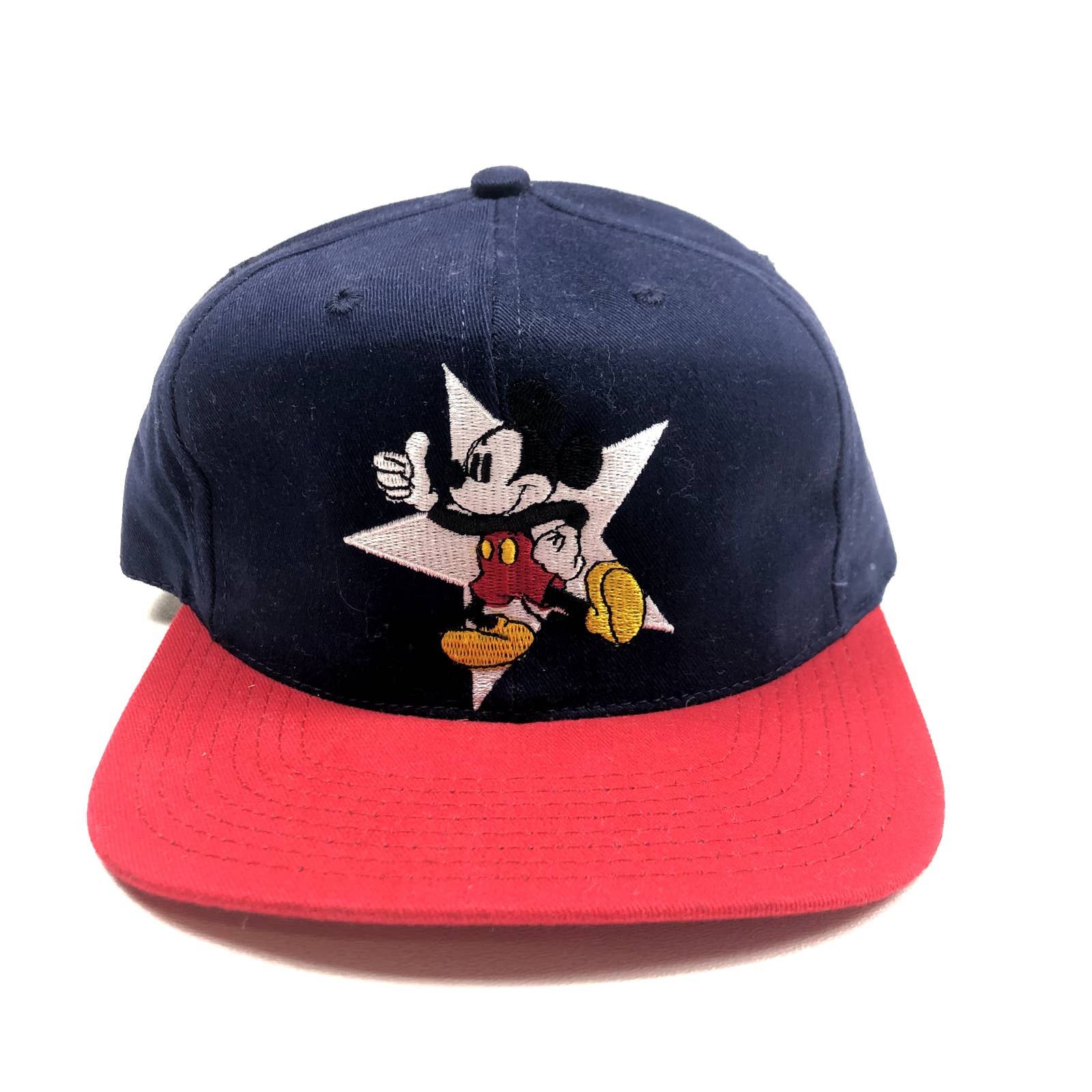 Disney 90s Disney Mickey Mouse Snapback Embroidered Adjustable | Grailed