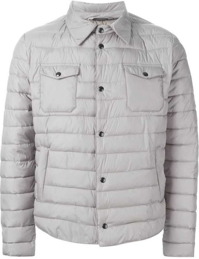 Eleventy ELEVENTY Padded Shirt Button Jacket Insulated Overshirt | Grailed